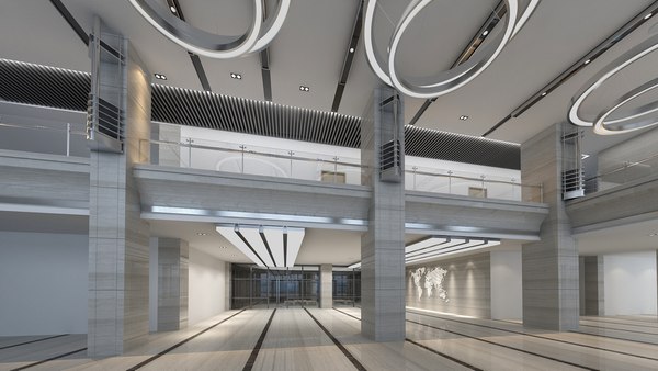 3D model hall interior - TurboSquid 1697492