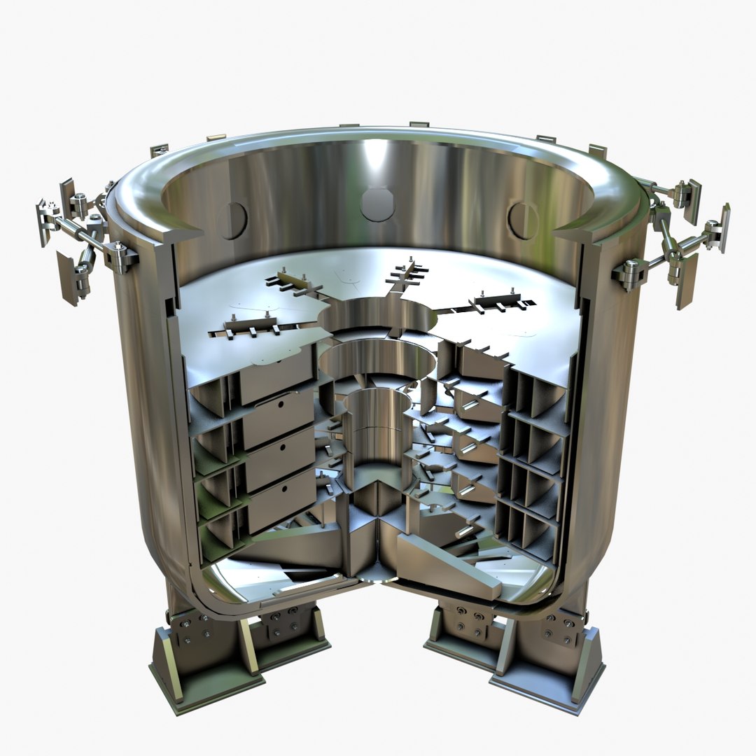 Reactor shaft from a nuclear power plant 2 model - TurboSquid 2035490