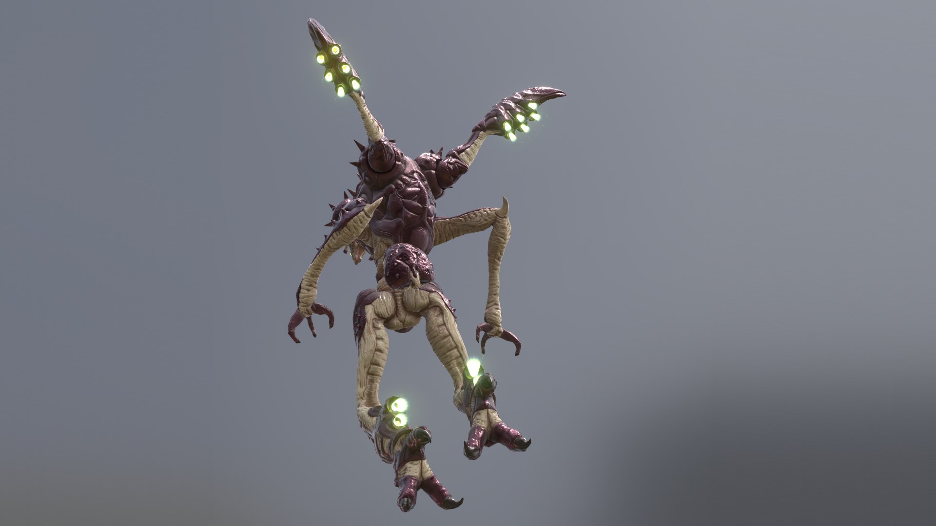 Insectoid Worker Model - TurboSquid 2132817