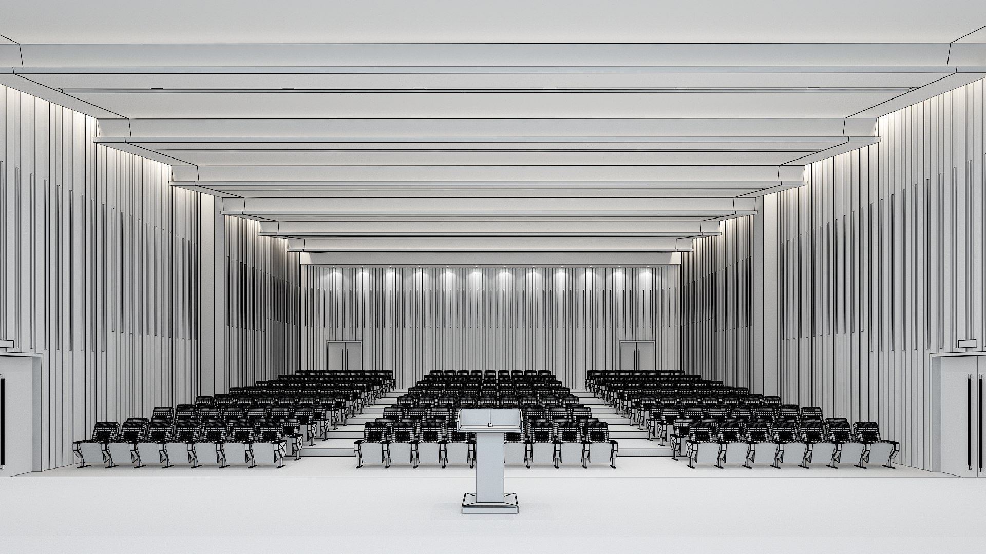 3D Lecture Hall 13 Model - TurboSquid 2158610