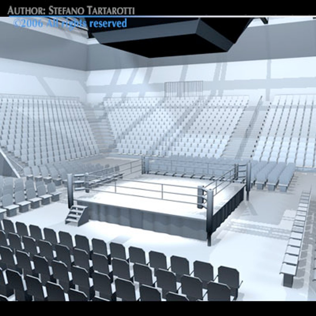 Boxing Arena 3d Model