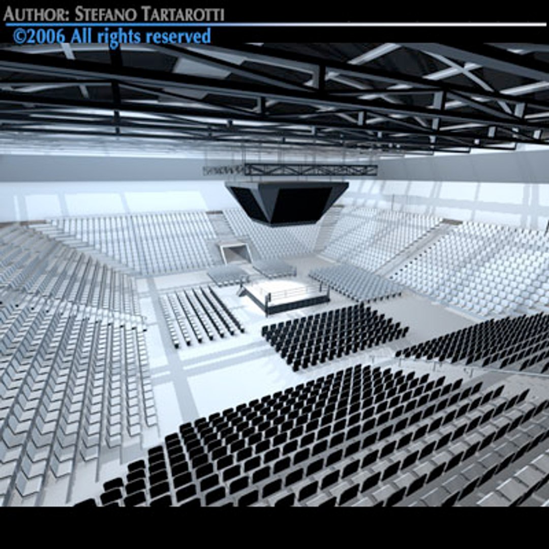 Boxing Arena 3d Model