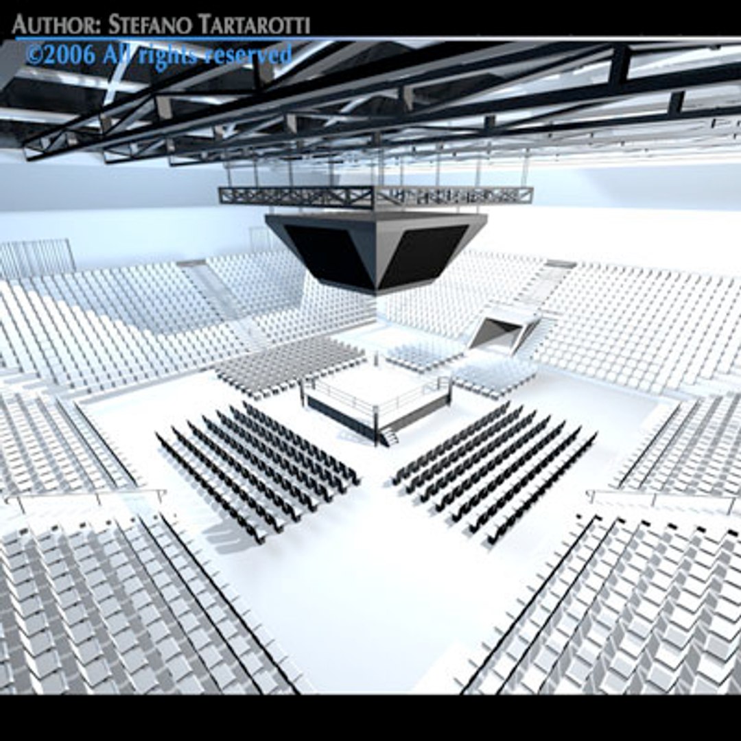 Boxing Arena 3d Model