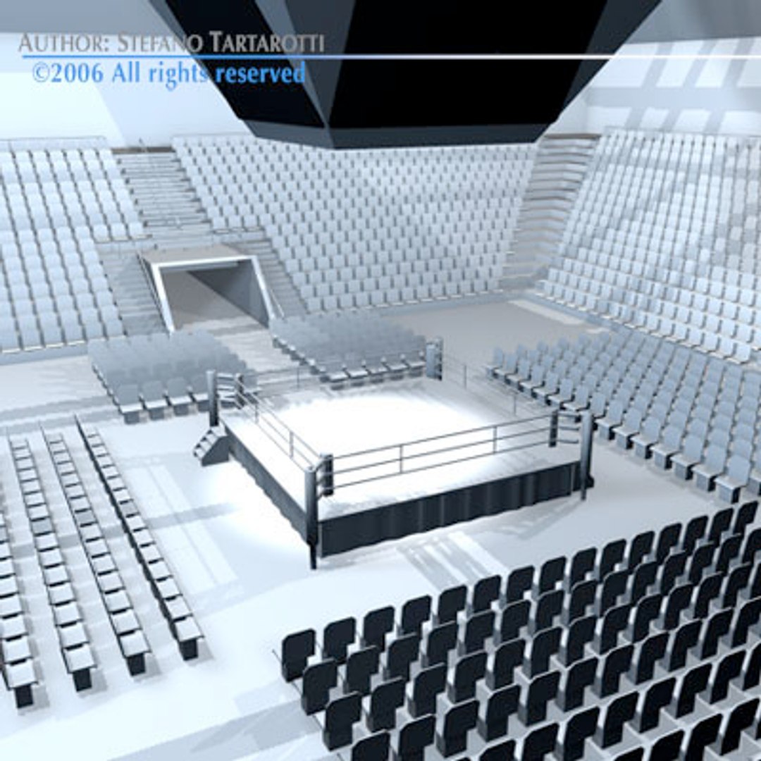 Boxing Arena 3d Model
