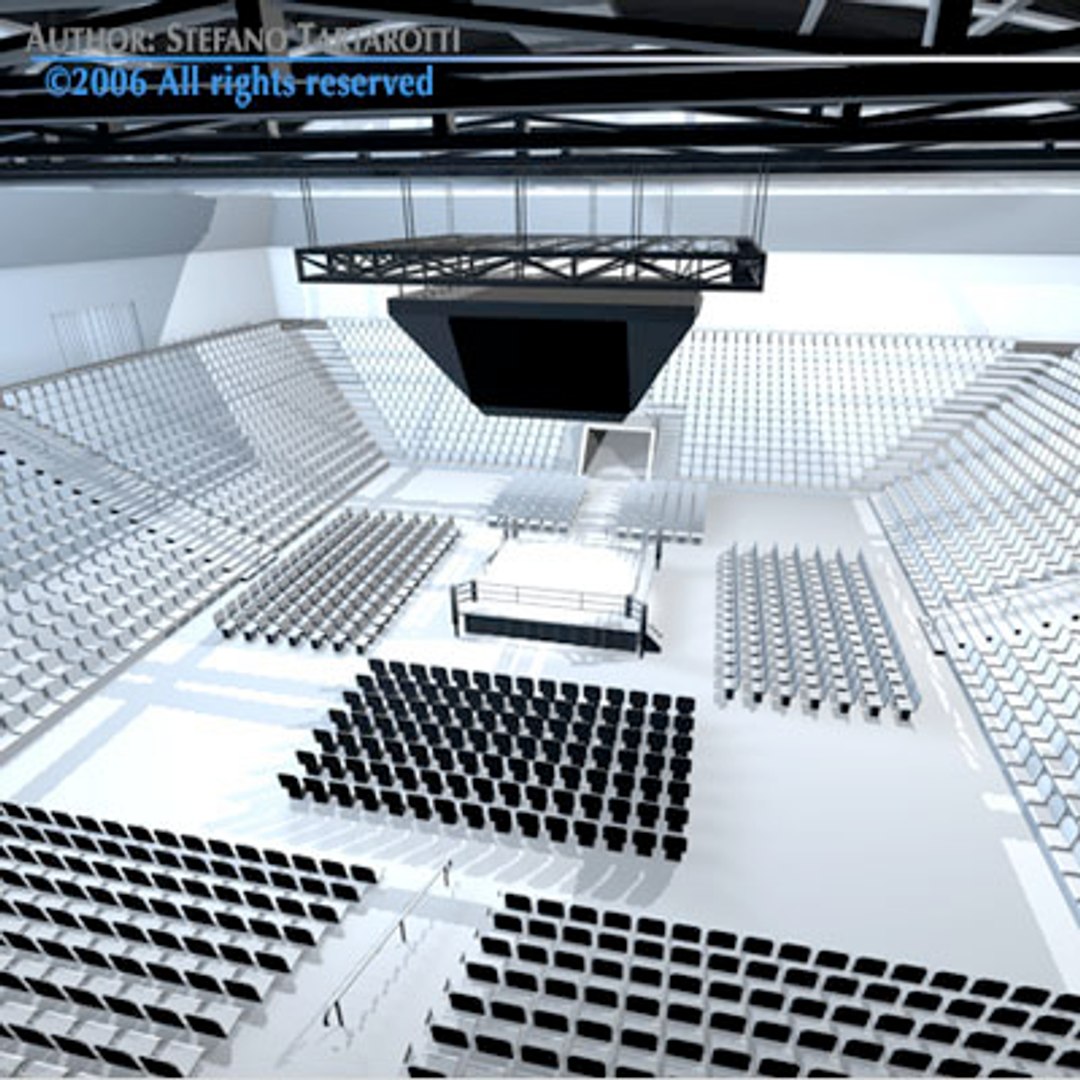 Boxing Arena 3d Model
