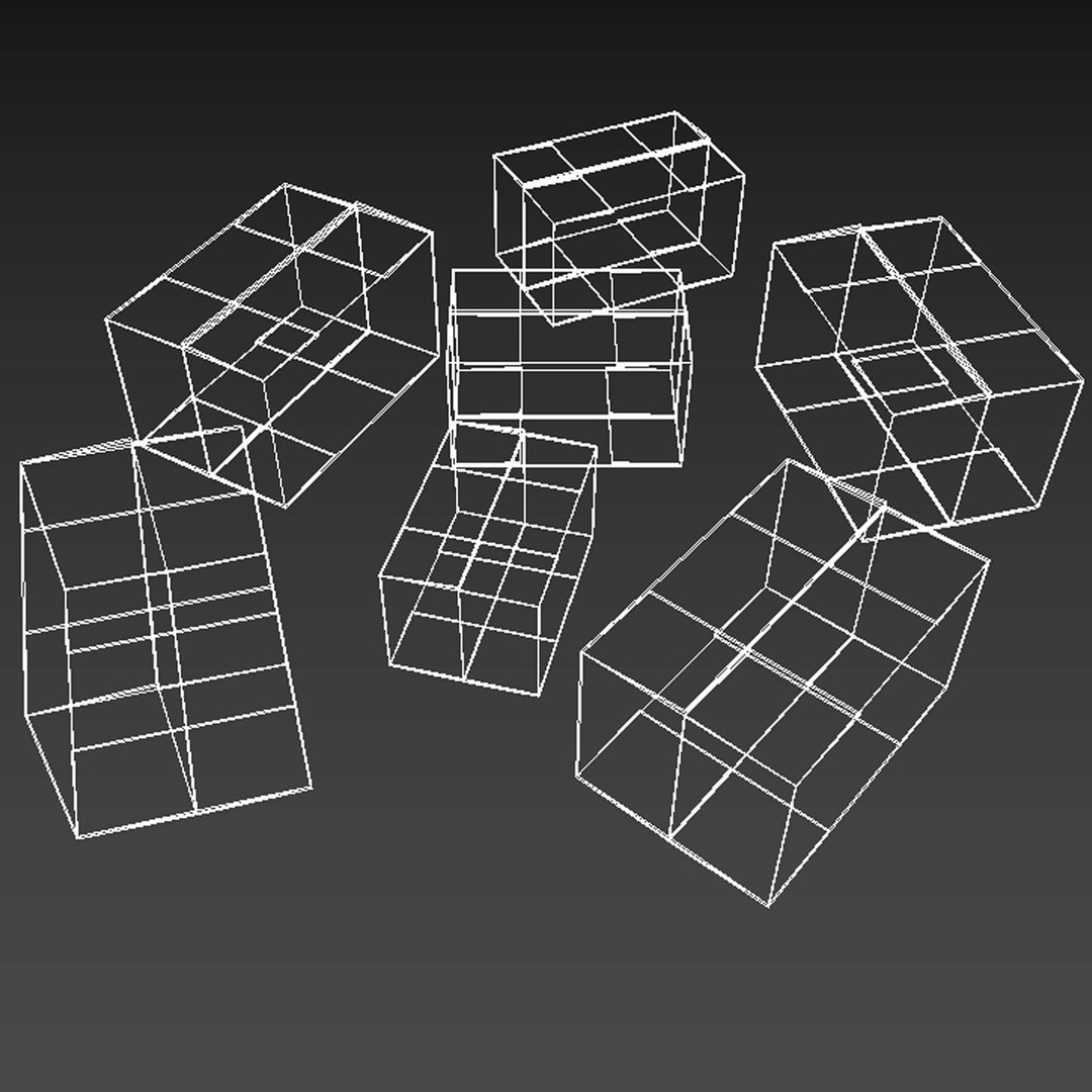 3D Six Cardboard Boxes With Editable Textures - TurboSquid 1901365