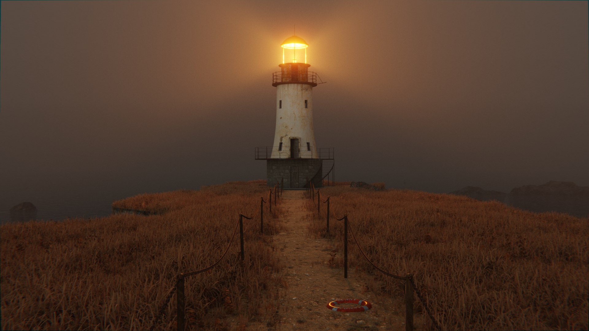 3D Model Lighthouse Scene - TurboSquid 2021949