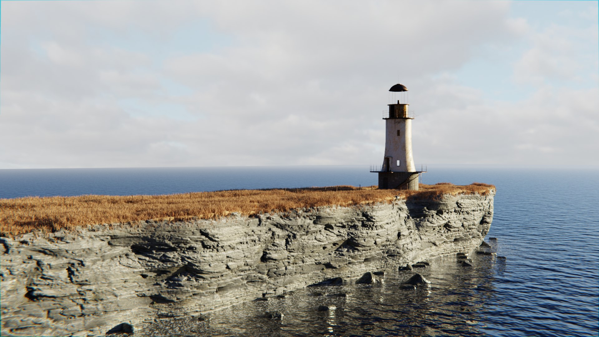 3D Model Lighthouse Scene - TurboSquid 2021949