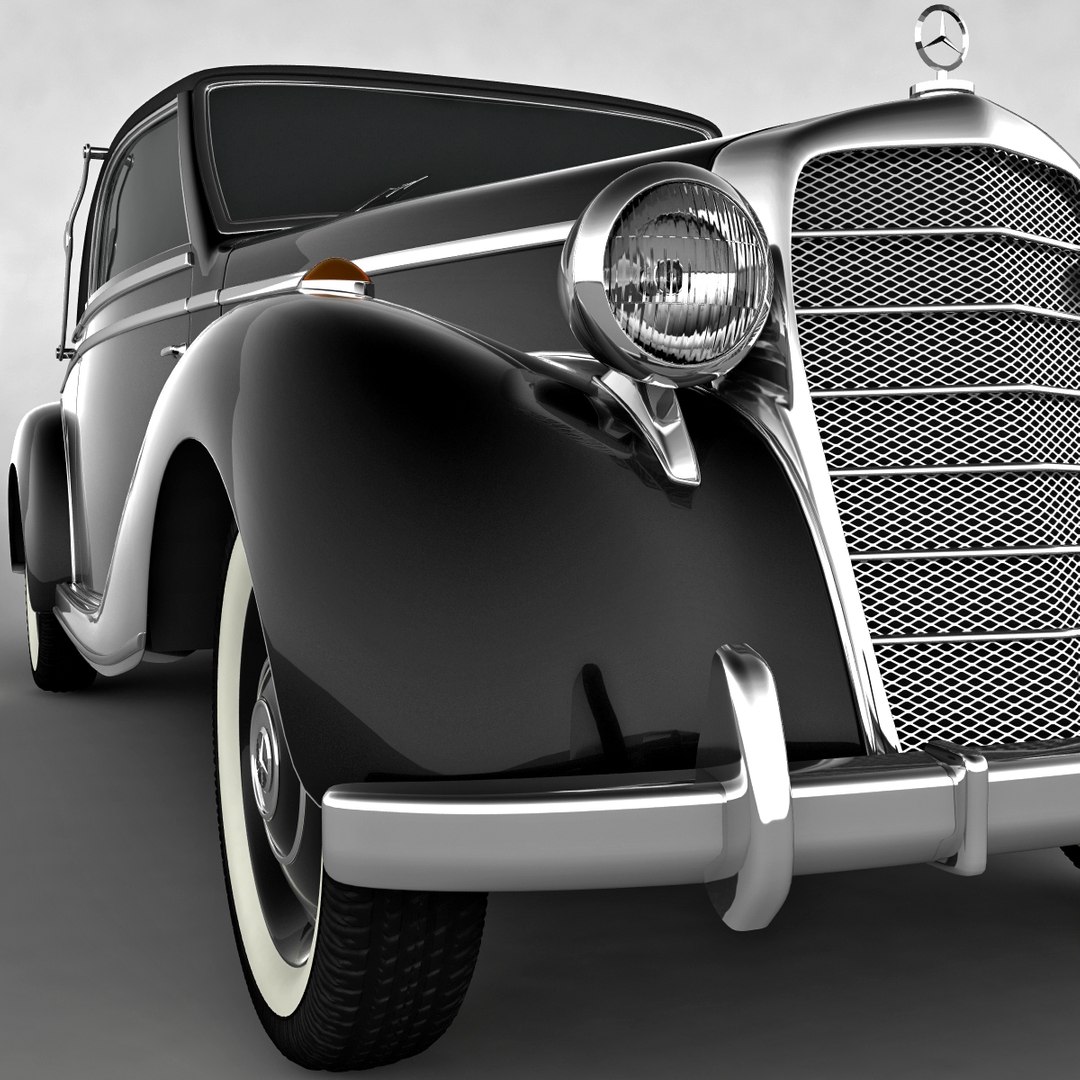 mercedes w136 1949 3d 3ds