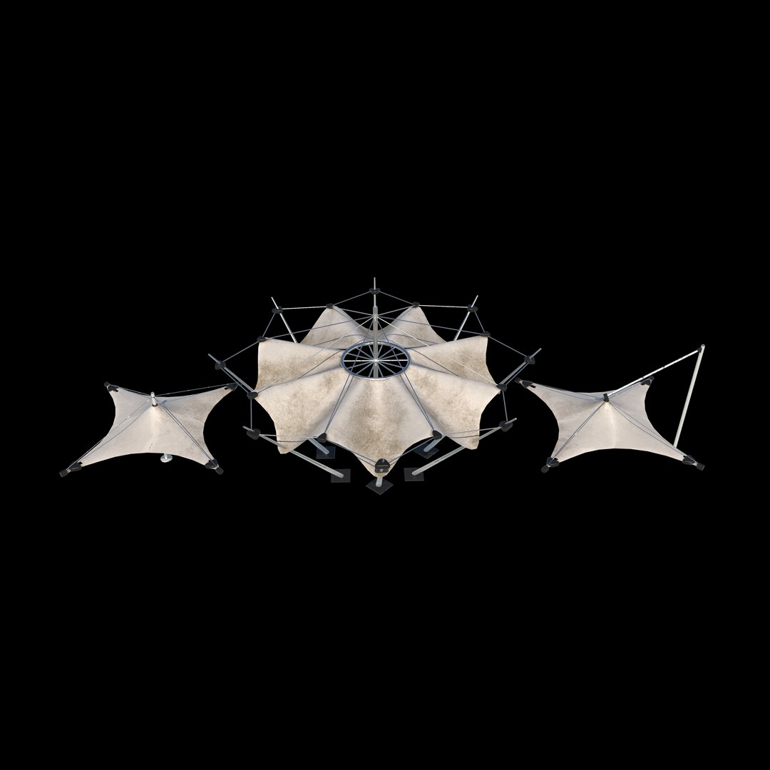 Tensile Fabric Structures 3D Model 3D Model - TurboSquid 2362064