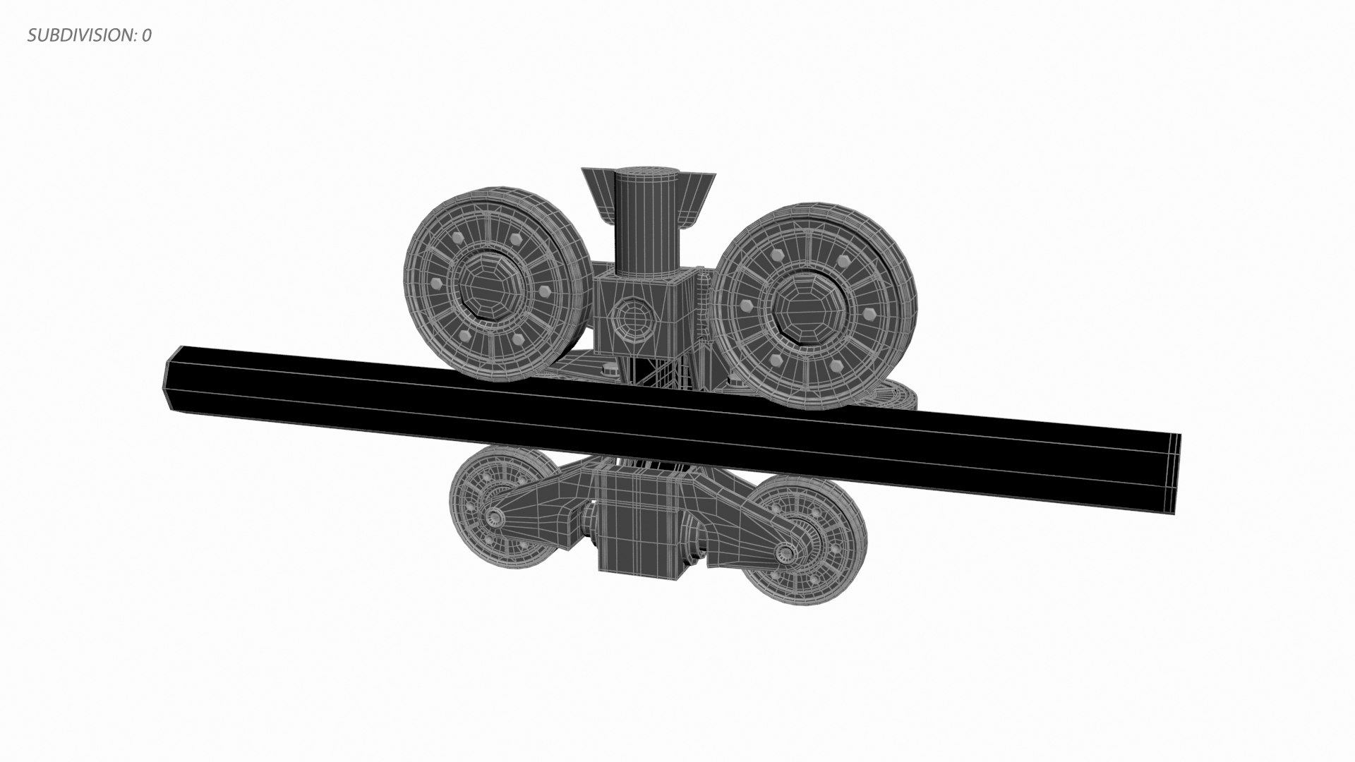 Roller Coaster Wheels Track 3D Model - TurboSquid 2278971