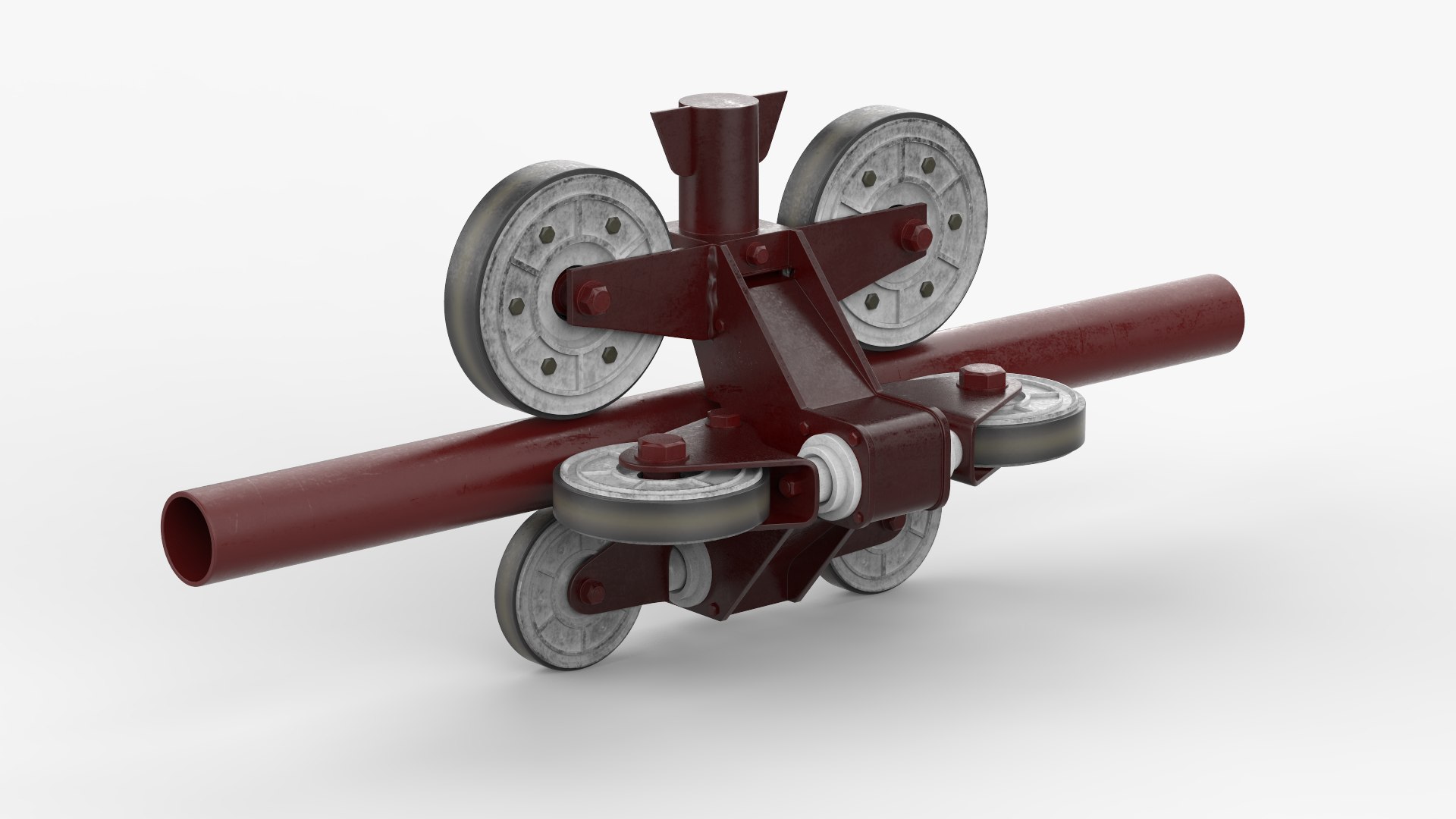 Roller Coaster Wheels Track 3D Model - TurboSquid 2278971