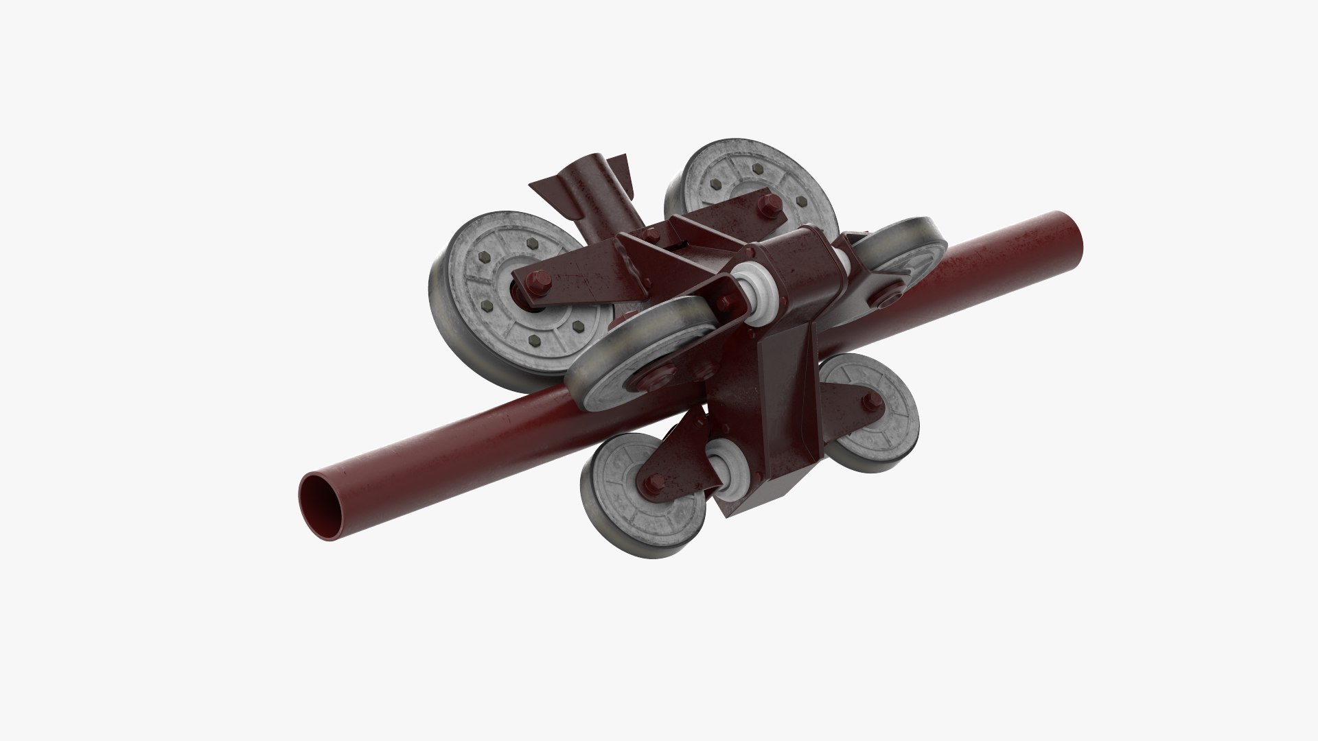 Roller Coaster Wheels Track 3D Model - TurboSquid 2278971