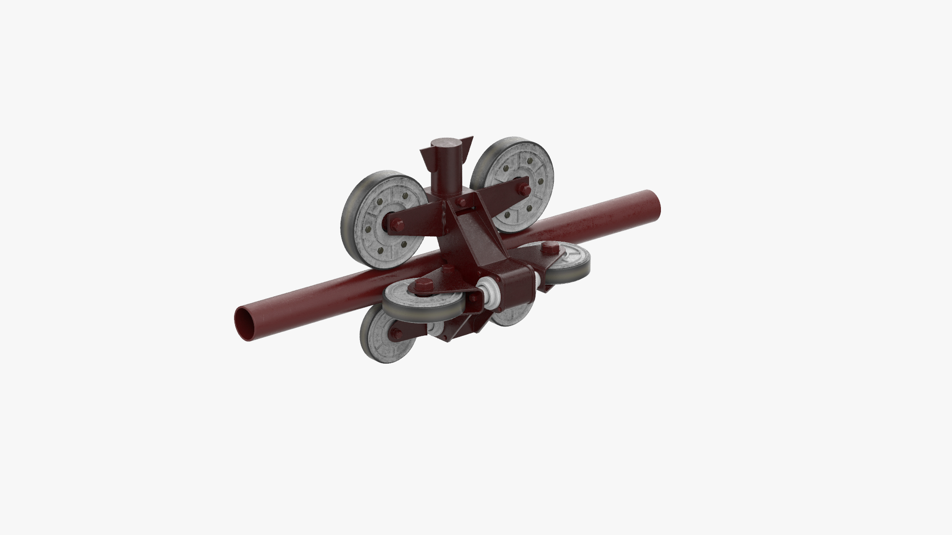 Roller Coaster Wheels Track 3D Model - TurboSquid 2278971
