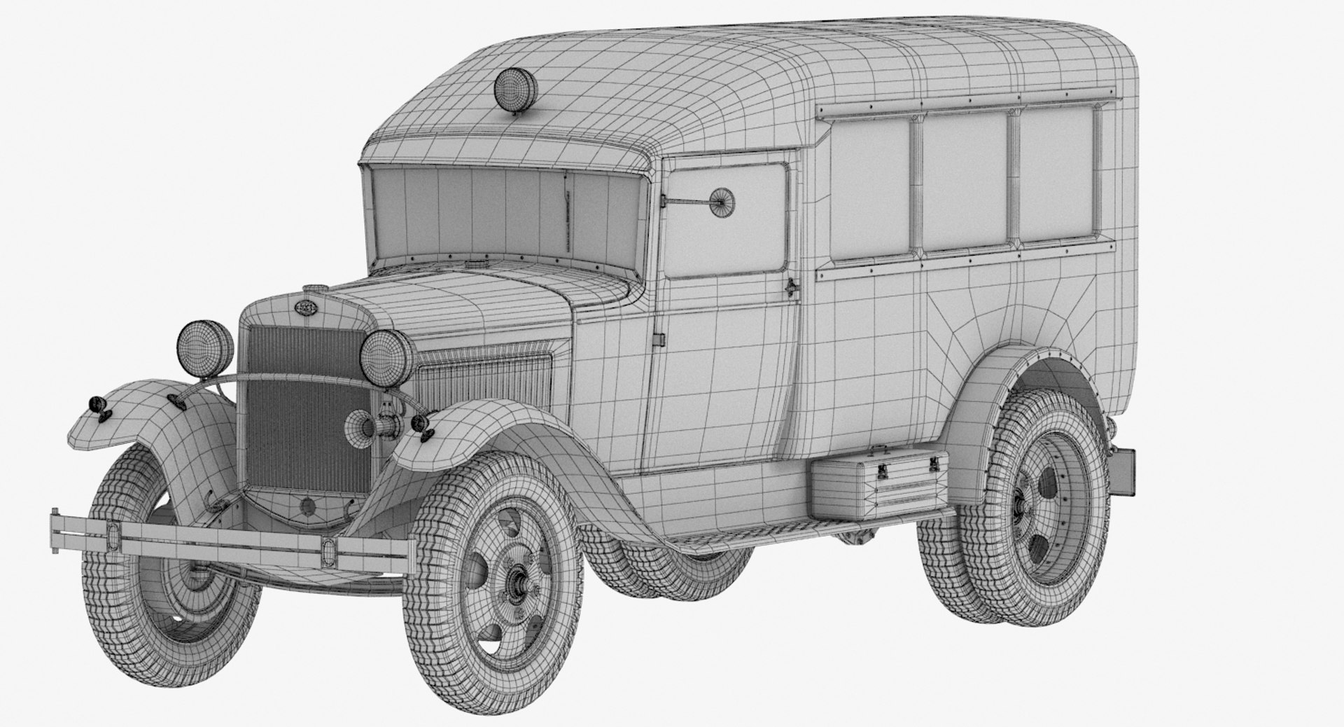 3D Gaz-aa Ambulance Model - TurboSquid 1274670