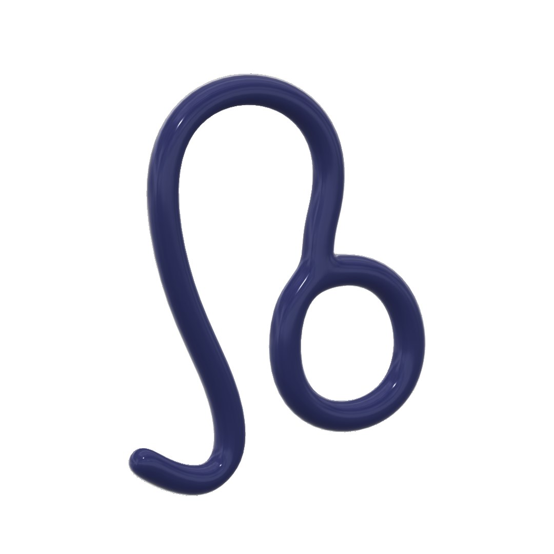 3d Leo Zodiac Sign Model