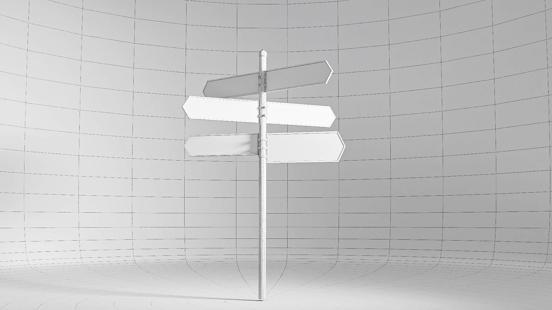 Business Signpost 3D Model - TurboSquid 1754302