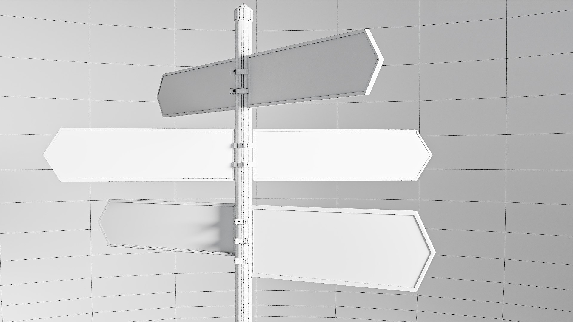 Business Signpost 3D Model - TurboSquid 1754302