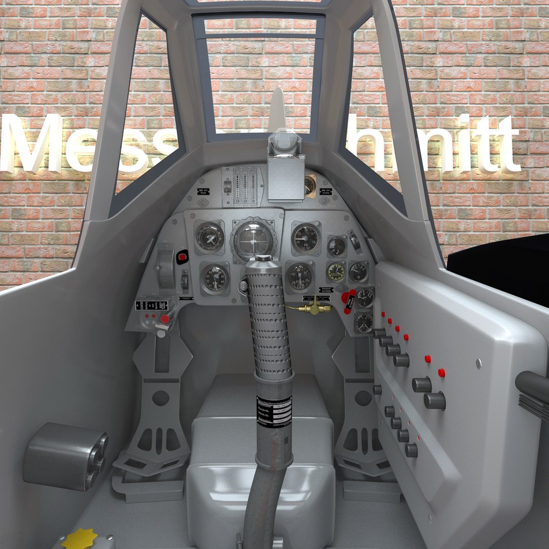 3d Obj Messerschmitt Bf 109 G