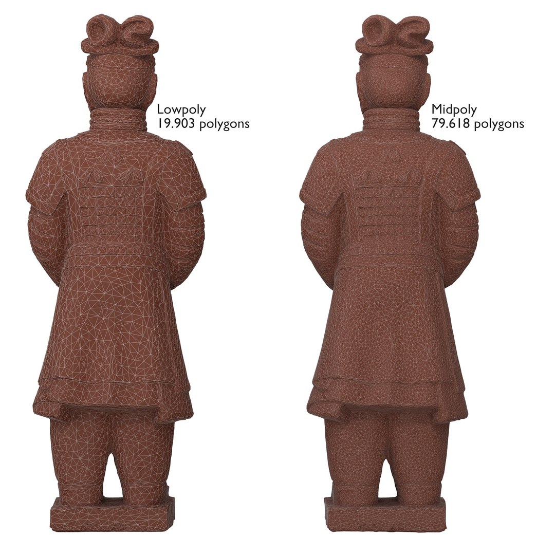 3D terracotta army warrior model - TurboSquid 1358808