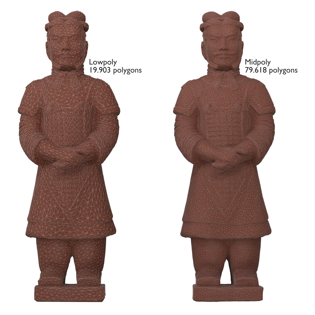 3D terracotta army warrior model - TurboSquid 1358808
