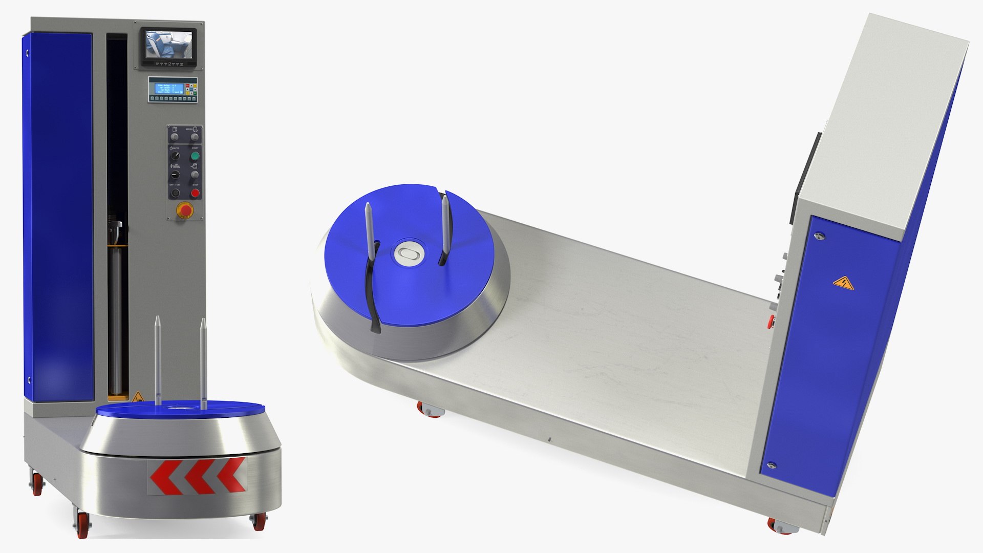 Luggage suitcase wrapping machine model - TurboSquid 1665347