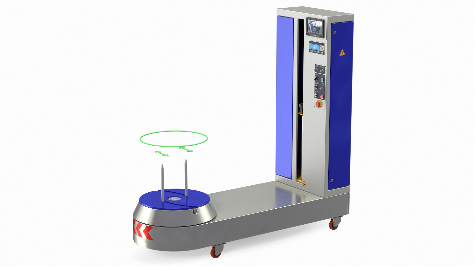 Luggage suitcase wrapping machine model - TurboSquid 1665347