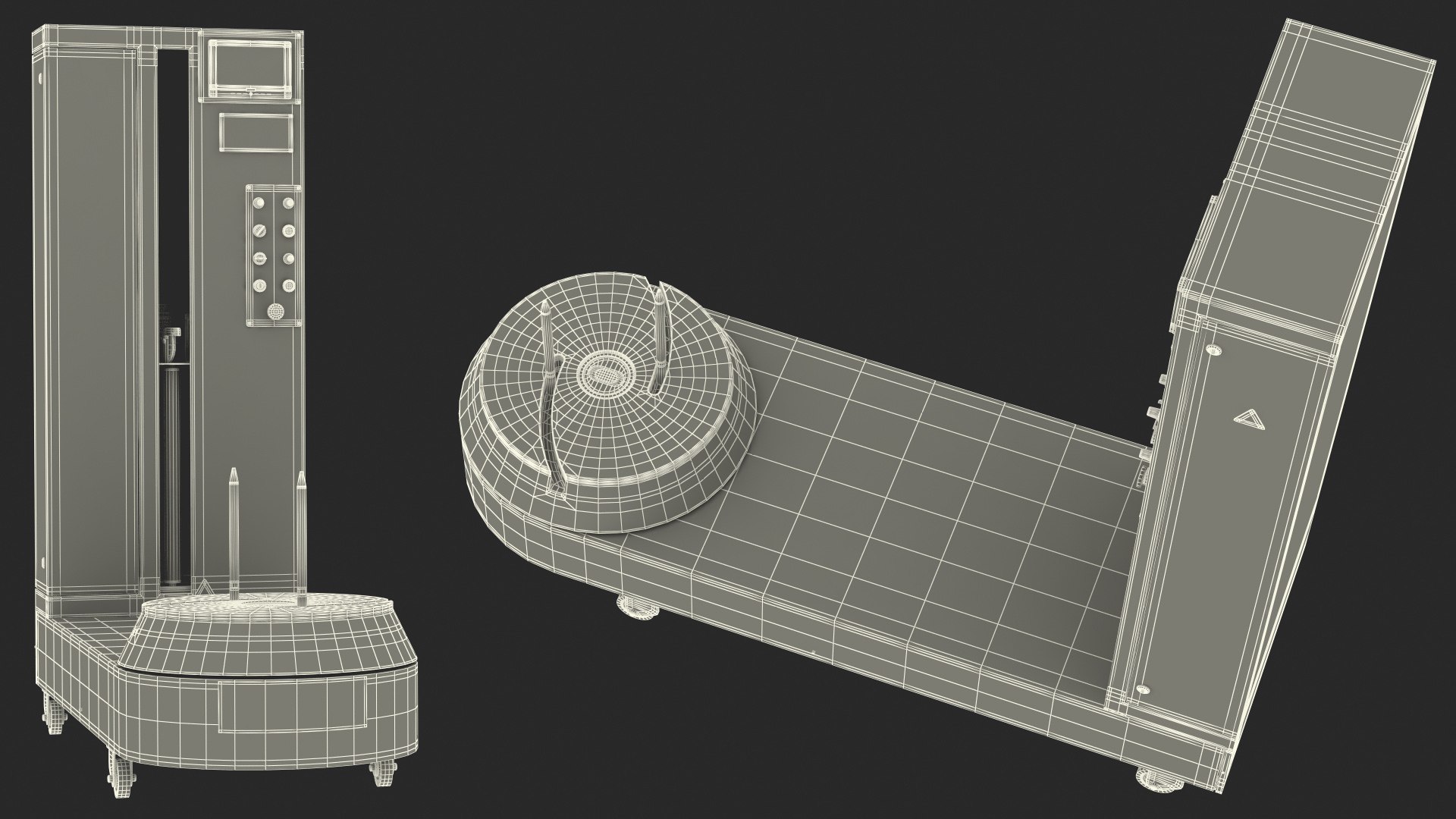 Luggage Suitcase Wrapping Machine Model - TurboSquid 1665347