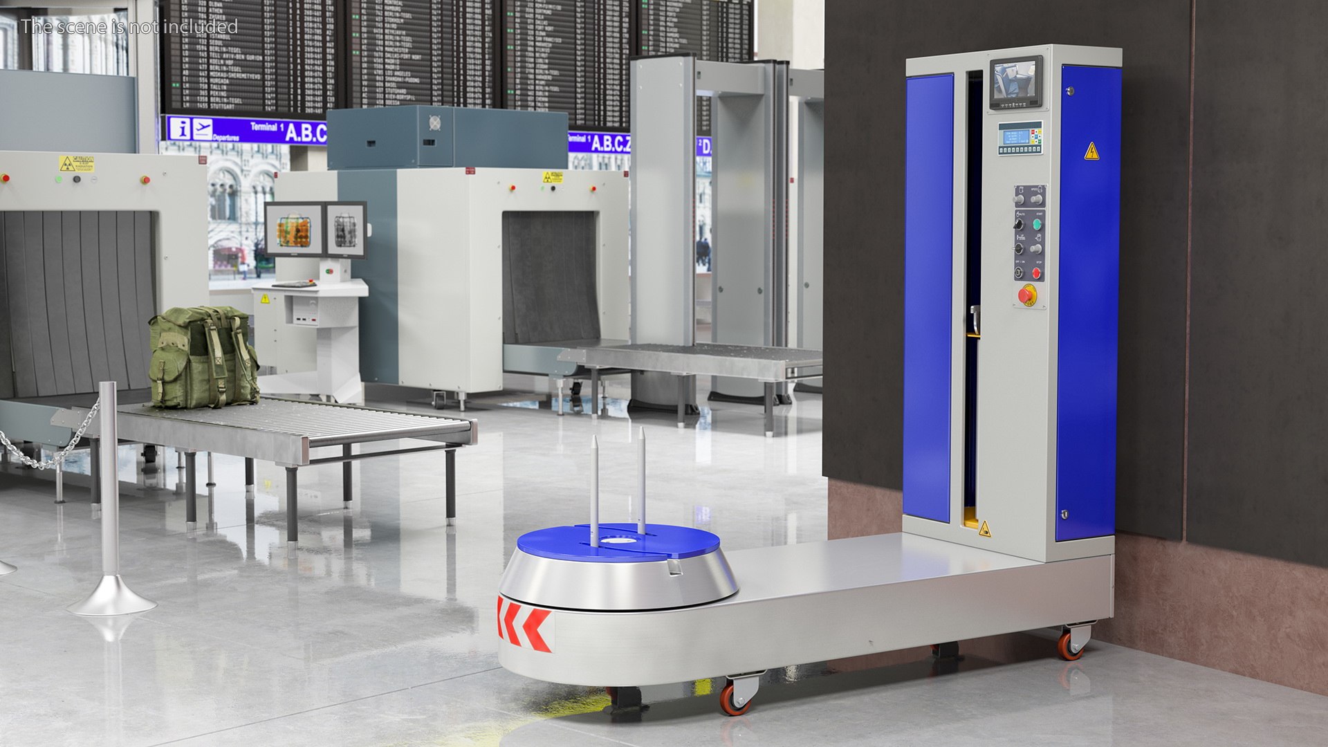 Luggage Suitcase Wrapping Machine Model - TurboSquid 1665347