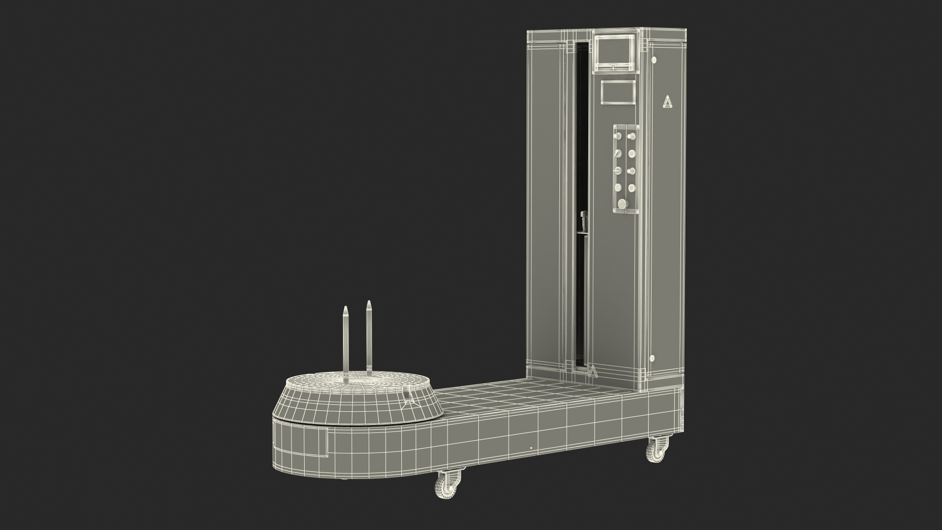 Luggage suitcase wrapping machine model - TurboSquid 1665347