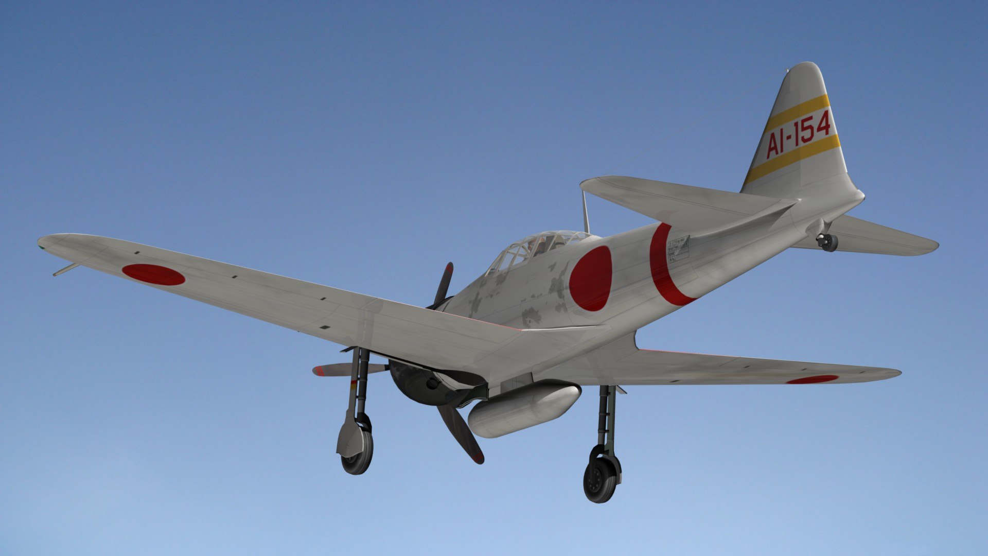 Mitsubishi A6m Zero 3D Model - TurboSquid 1462445