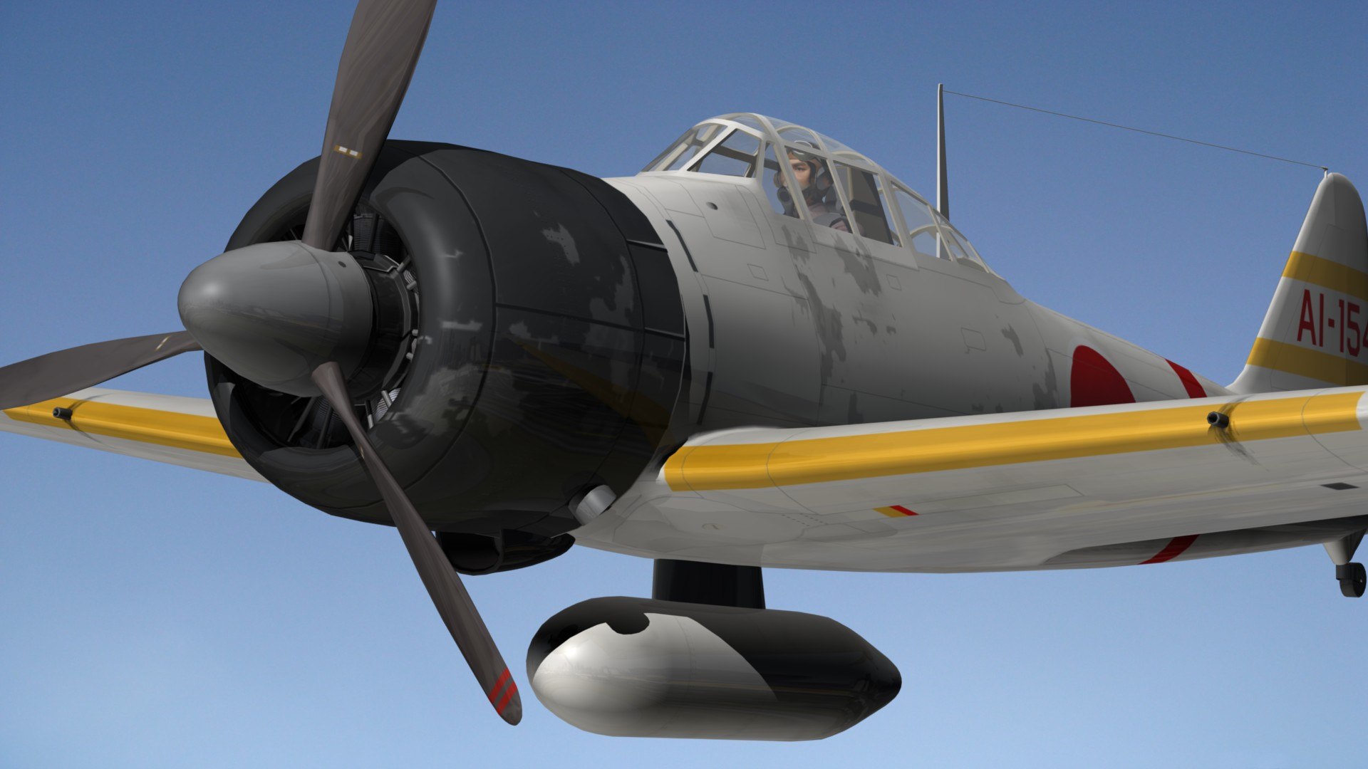 Mitsubishi A6m Zero 3D Model - TurboSquid 1462445