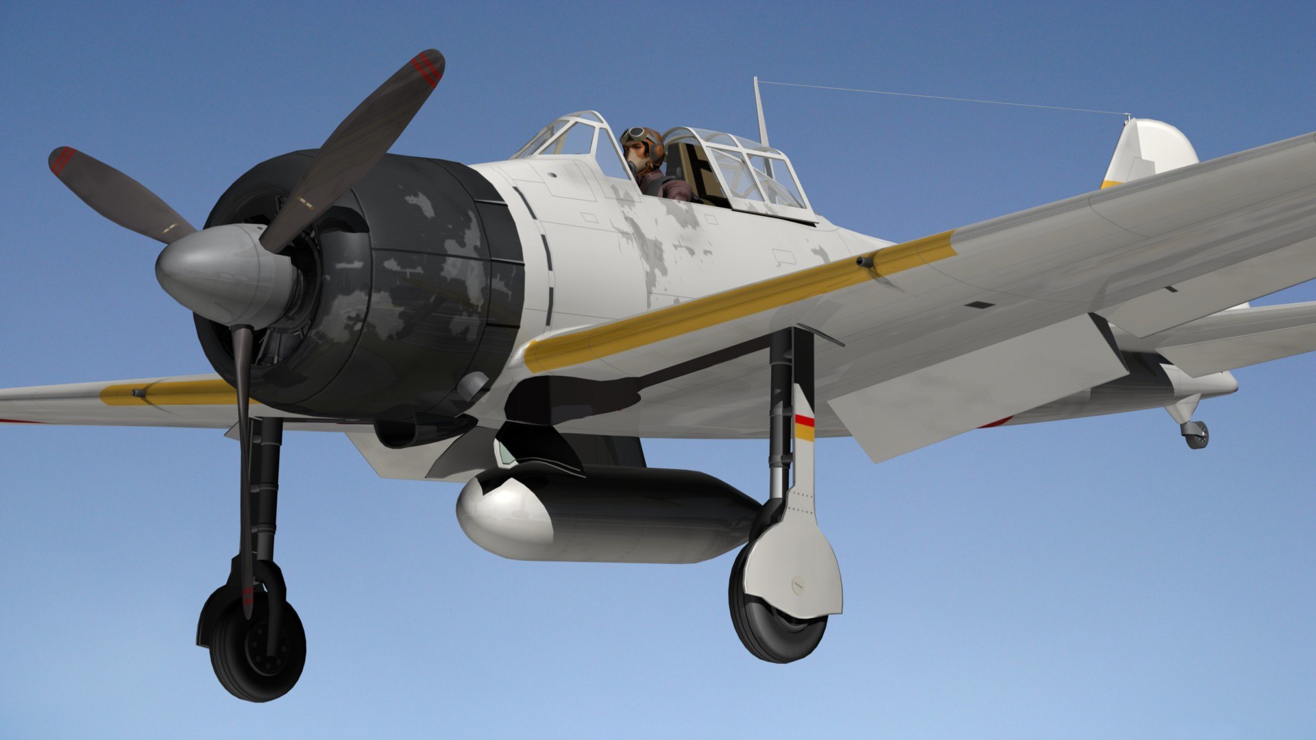 Mitsubishi A6m Zero 3D Model - TurboSquid 1462445