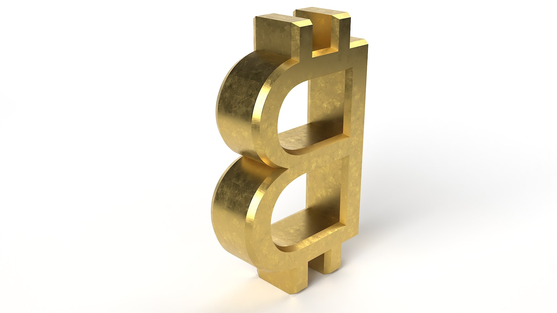 3D Model Bitcoin Logo 01 - TurboSquid 1906680