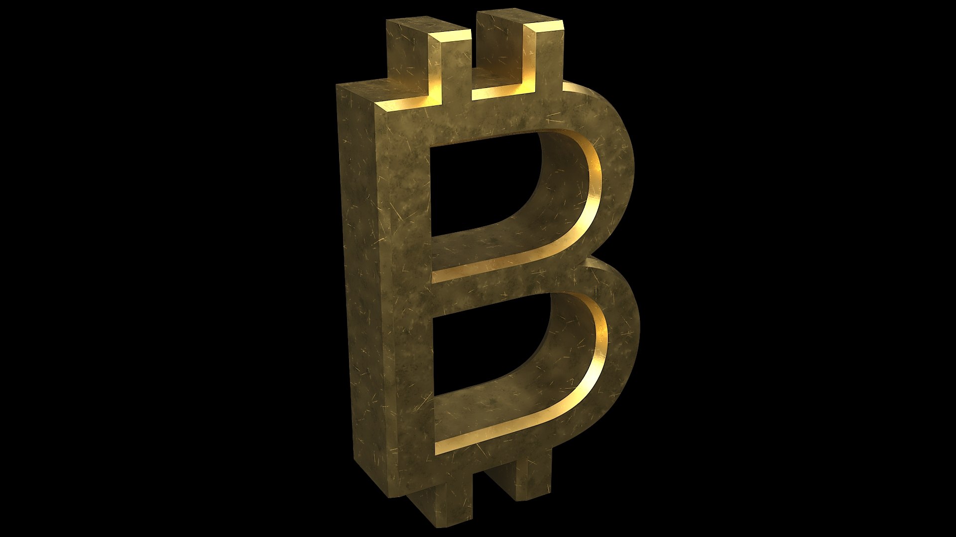 3D Model Bitcoin Logo 01 - TurboSquid 1906680
