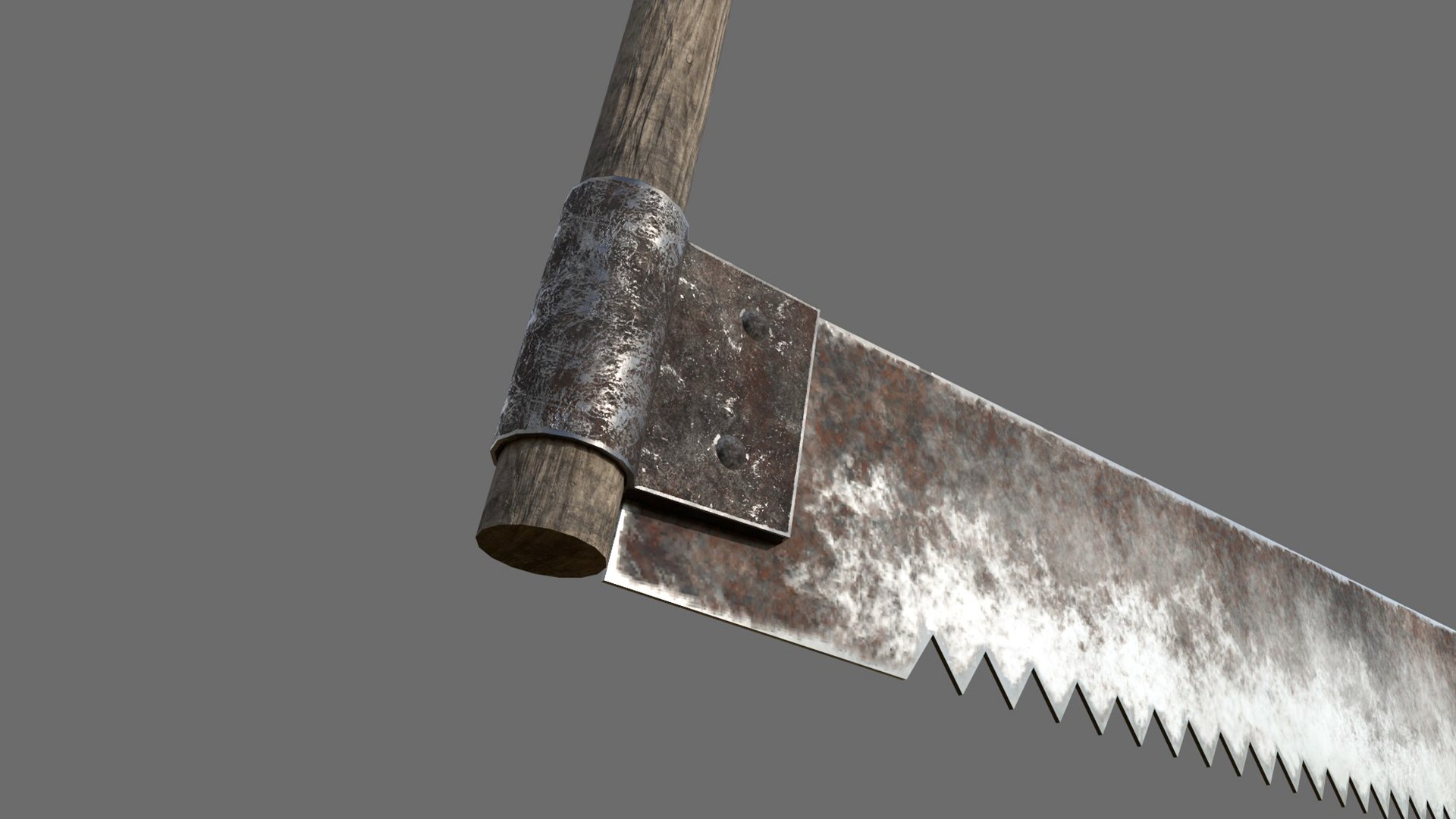 Two-man Crosscut Saw 3D - TurboSquid 2060161