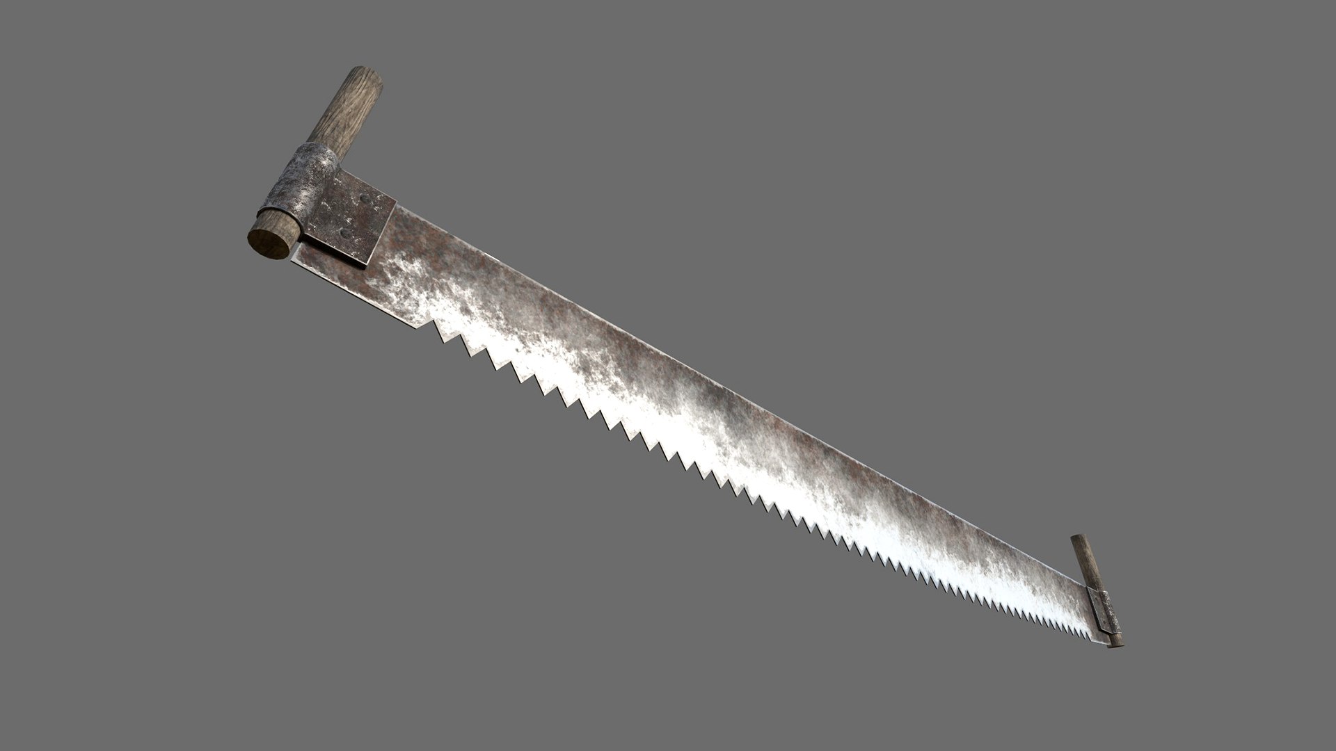 Two-man Crosscut Saw 3D - TurboSquid 2060161