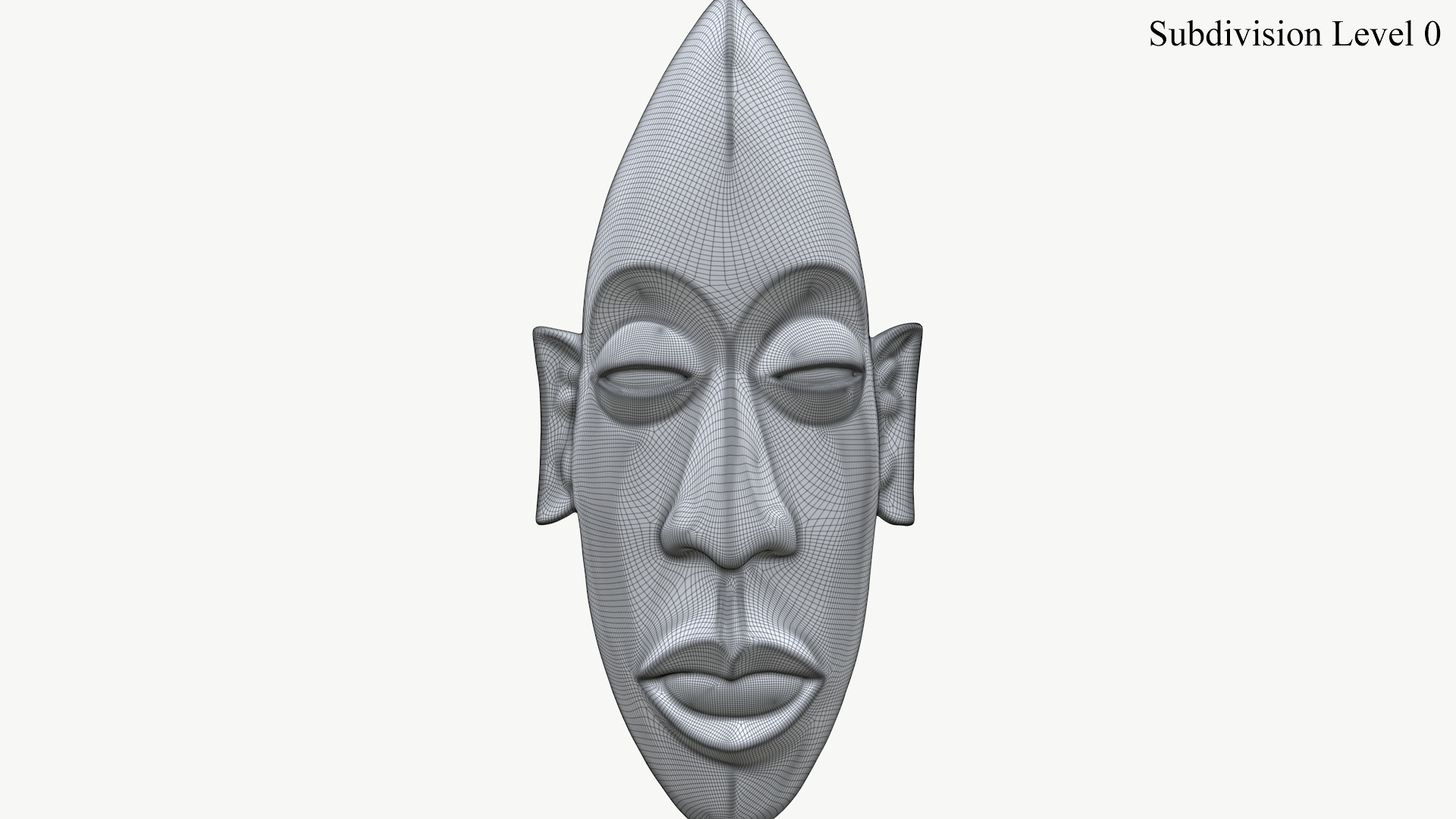 3D African Mask 007 Textured Model - TurboSquid 2307587
