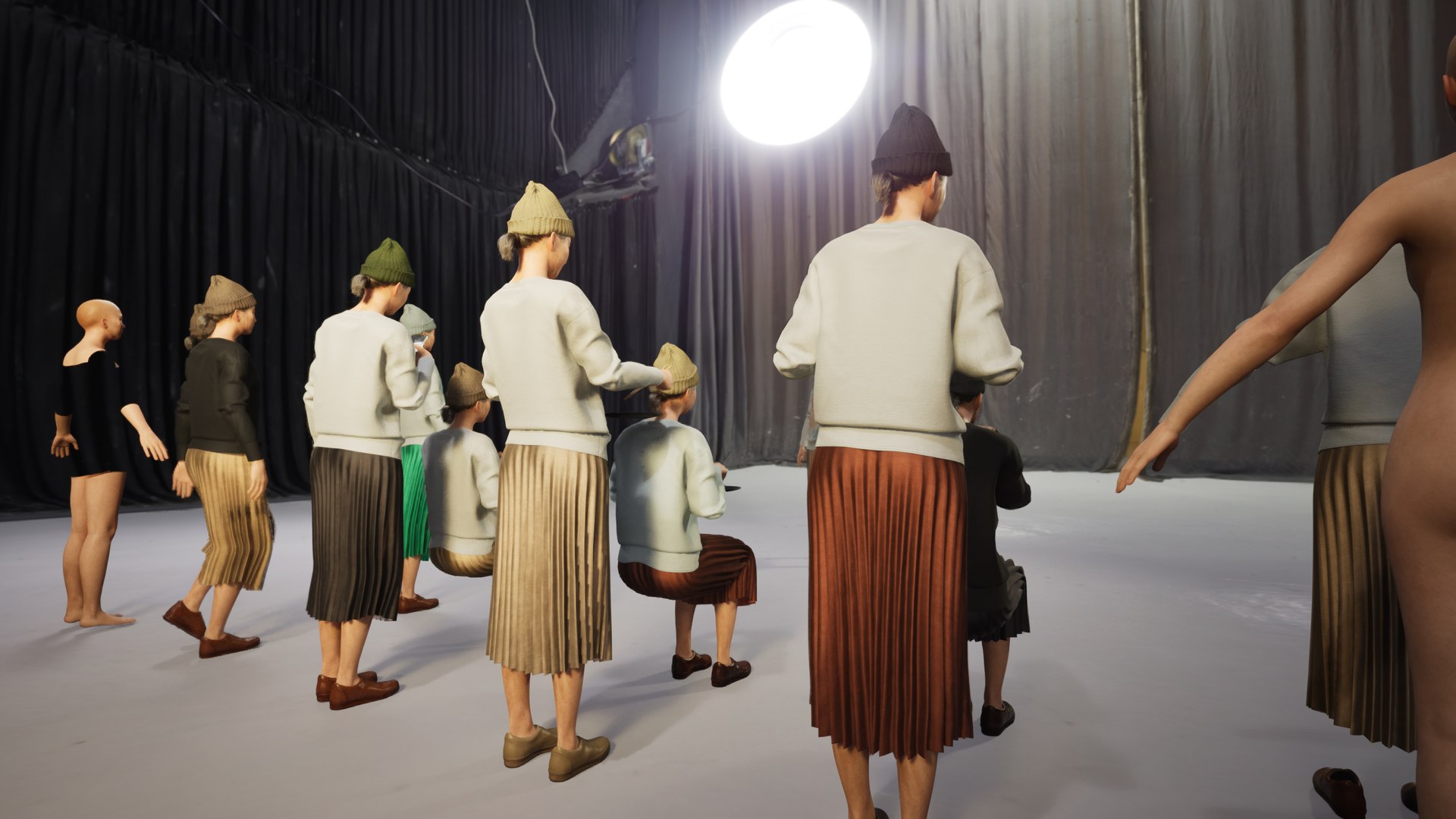 Rigged Modular Character - Asian Woman 3D Model - FM2 - Blender UE5 C4D ...