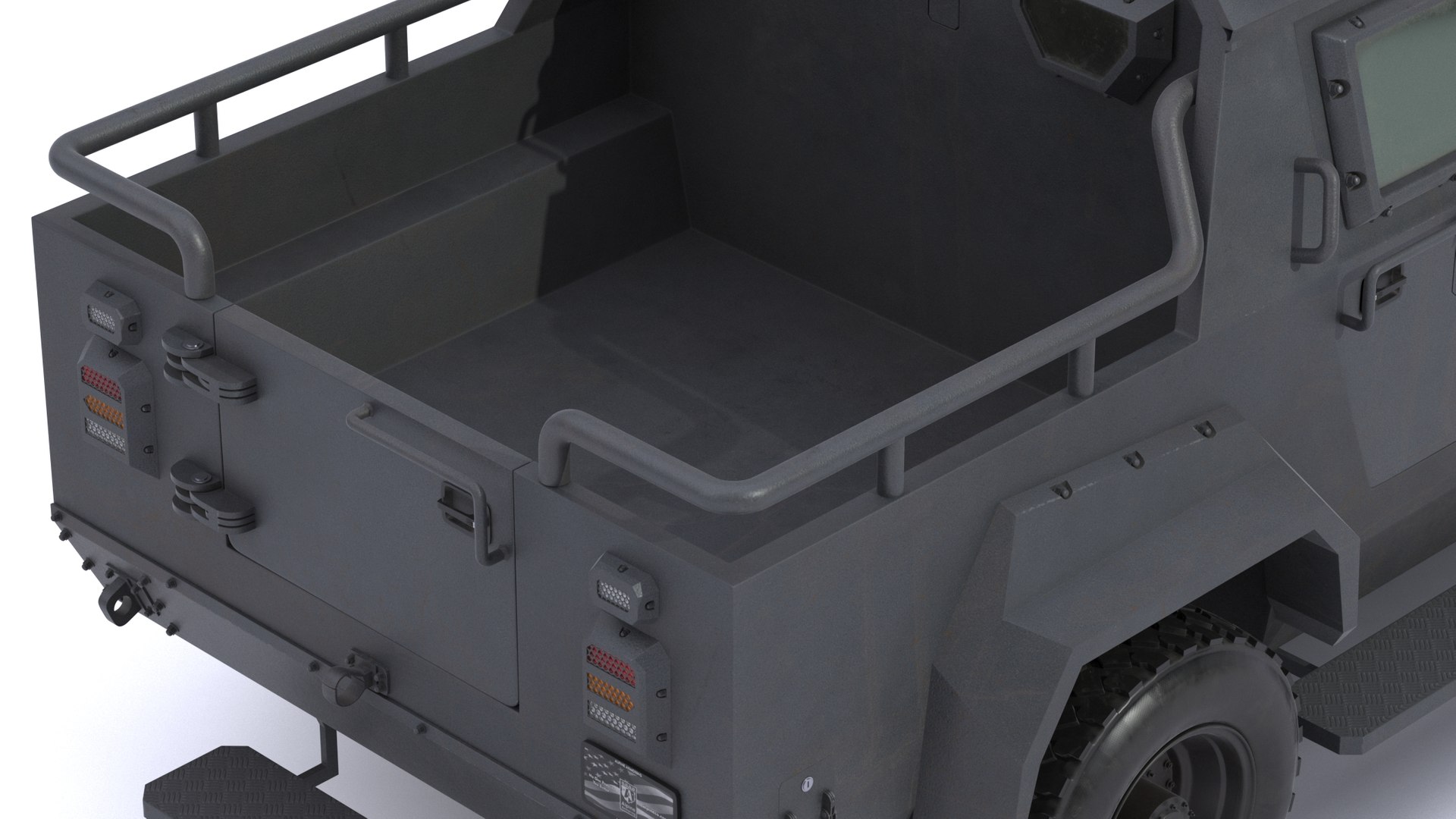 Alpine Armored Pit-Bull VXT Cal Tactical SWAT APC Truck 3D Model ...