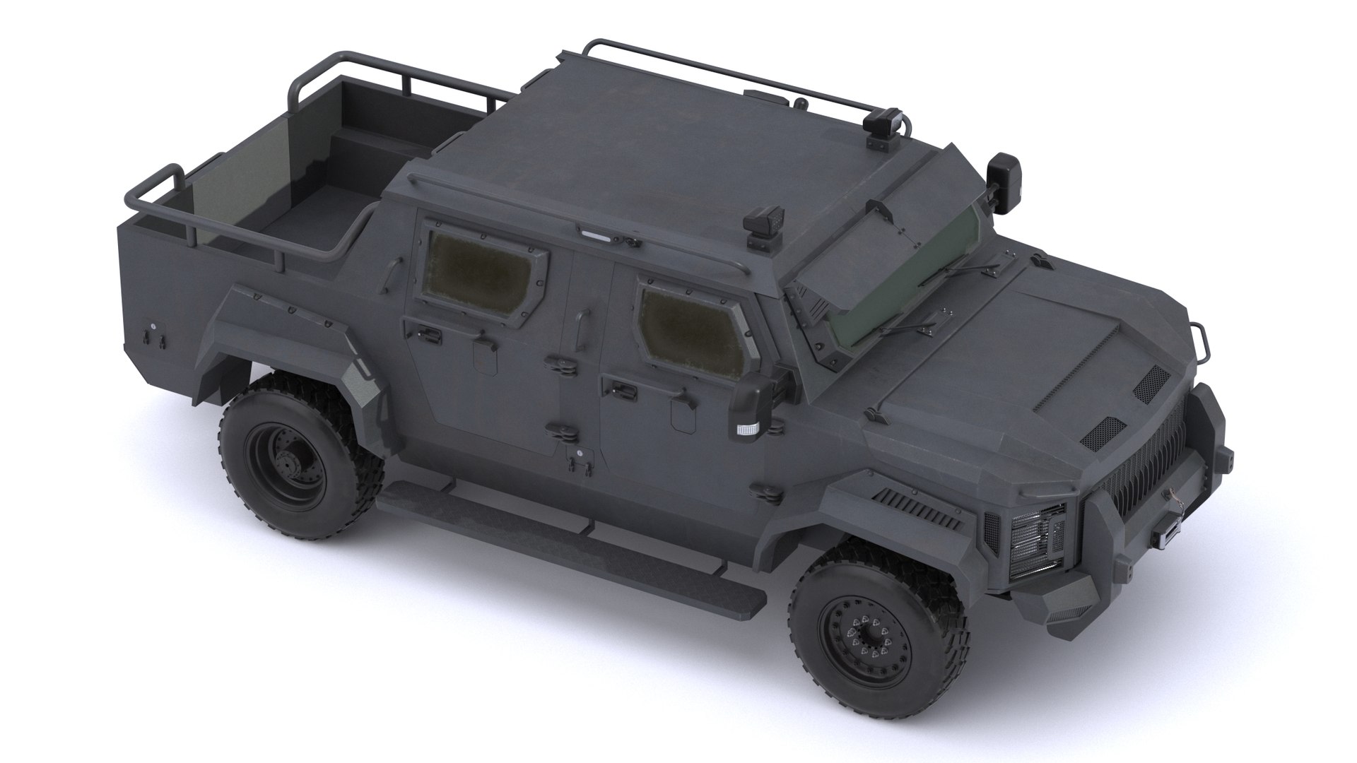 Alpine Armored Pit-Bull VXT Cal Tactical SWAT APC Truck 3D Model ...
