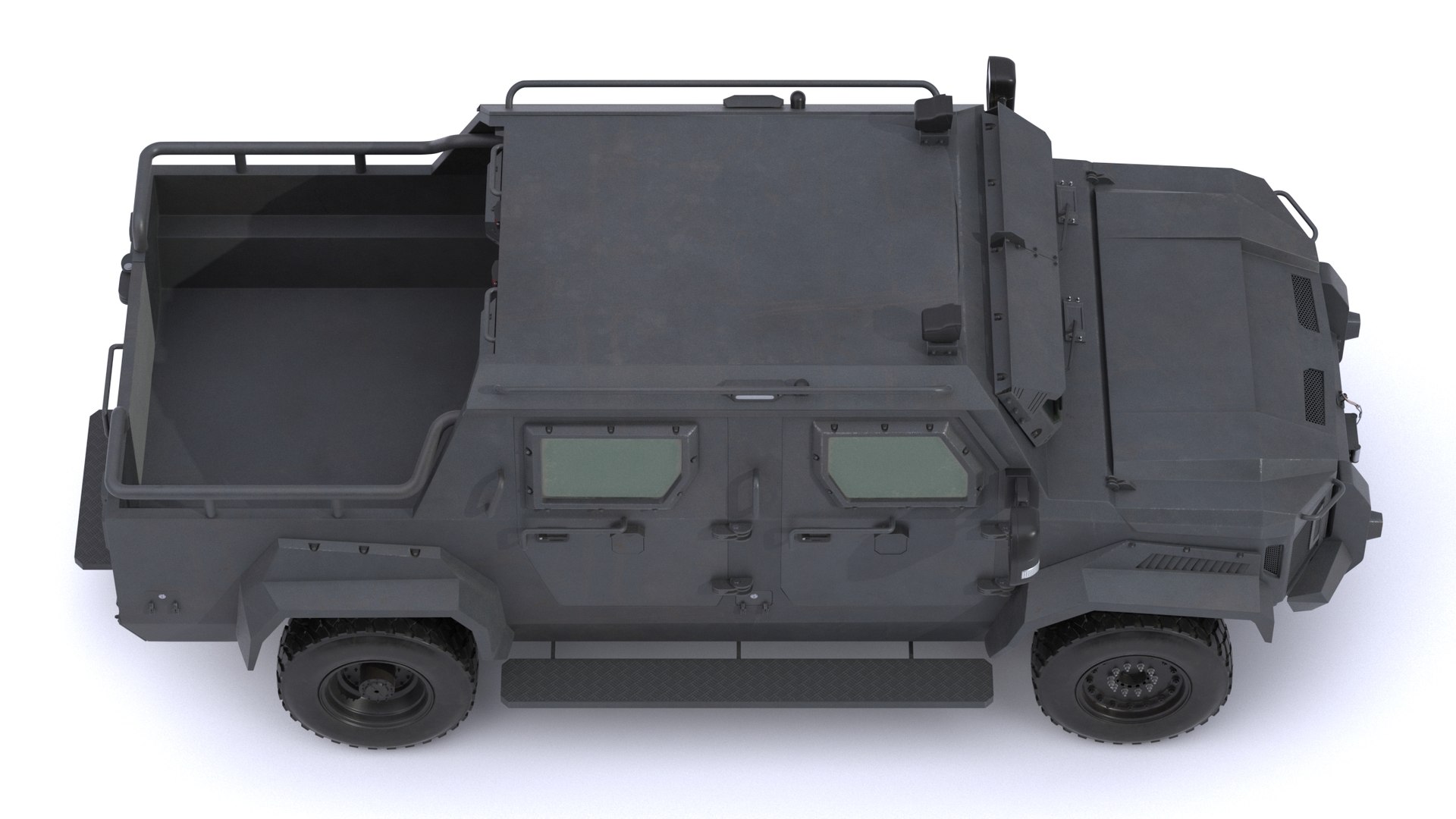 Alpine Armored Pit-Bull VXT Cal Tactical SWAT APC Truck 3D Model ...