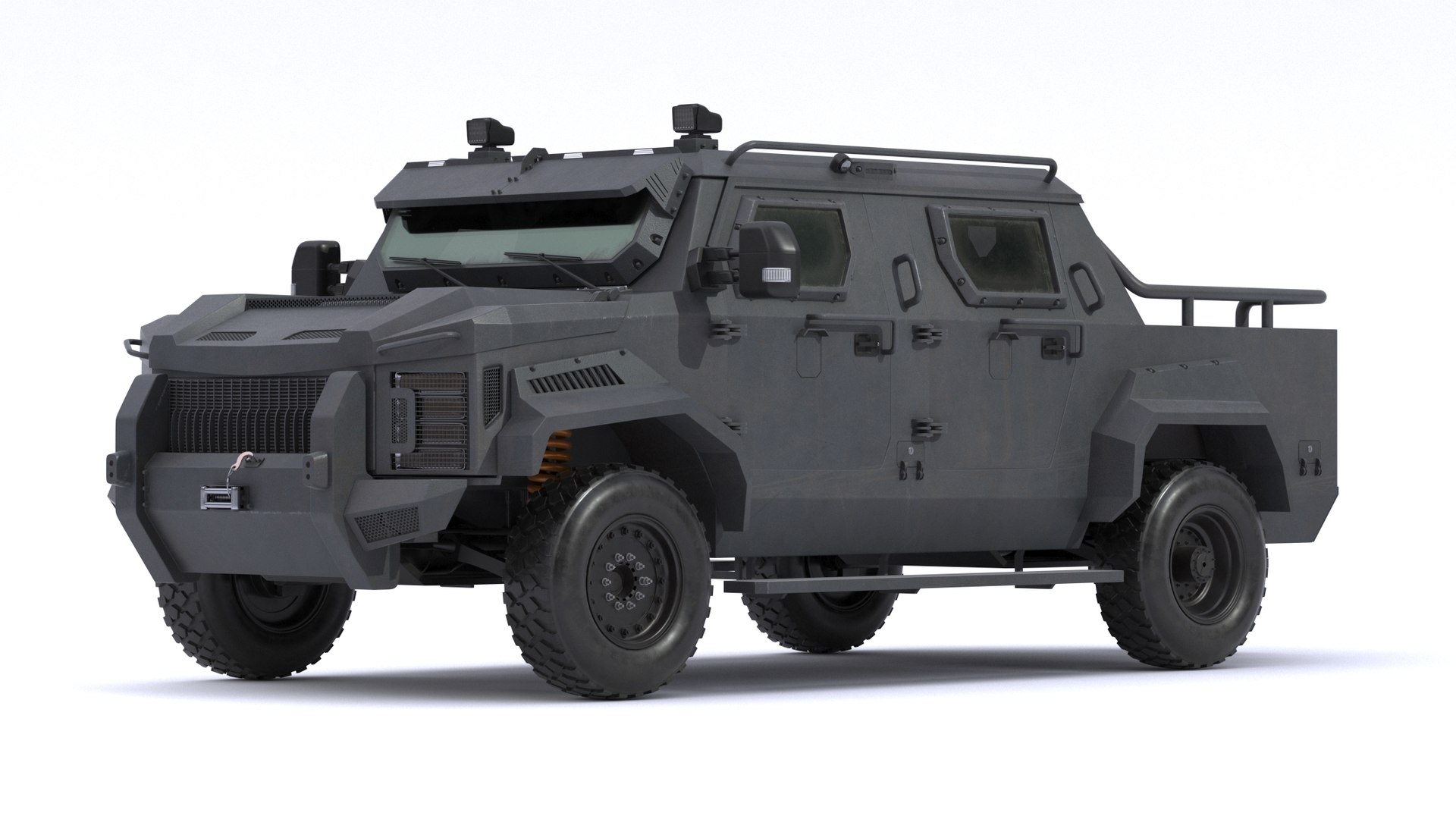 Alpine Armored Pit-Bull VXT Cal Tactical SWAT APC Truck - TurboSquid 2415144