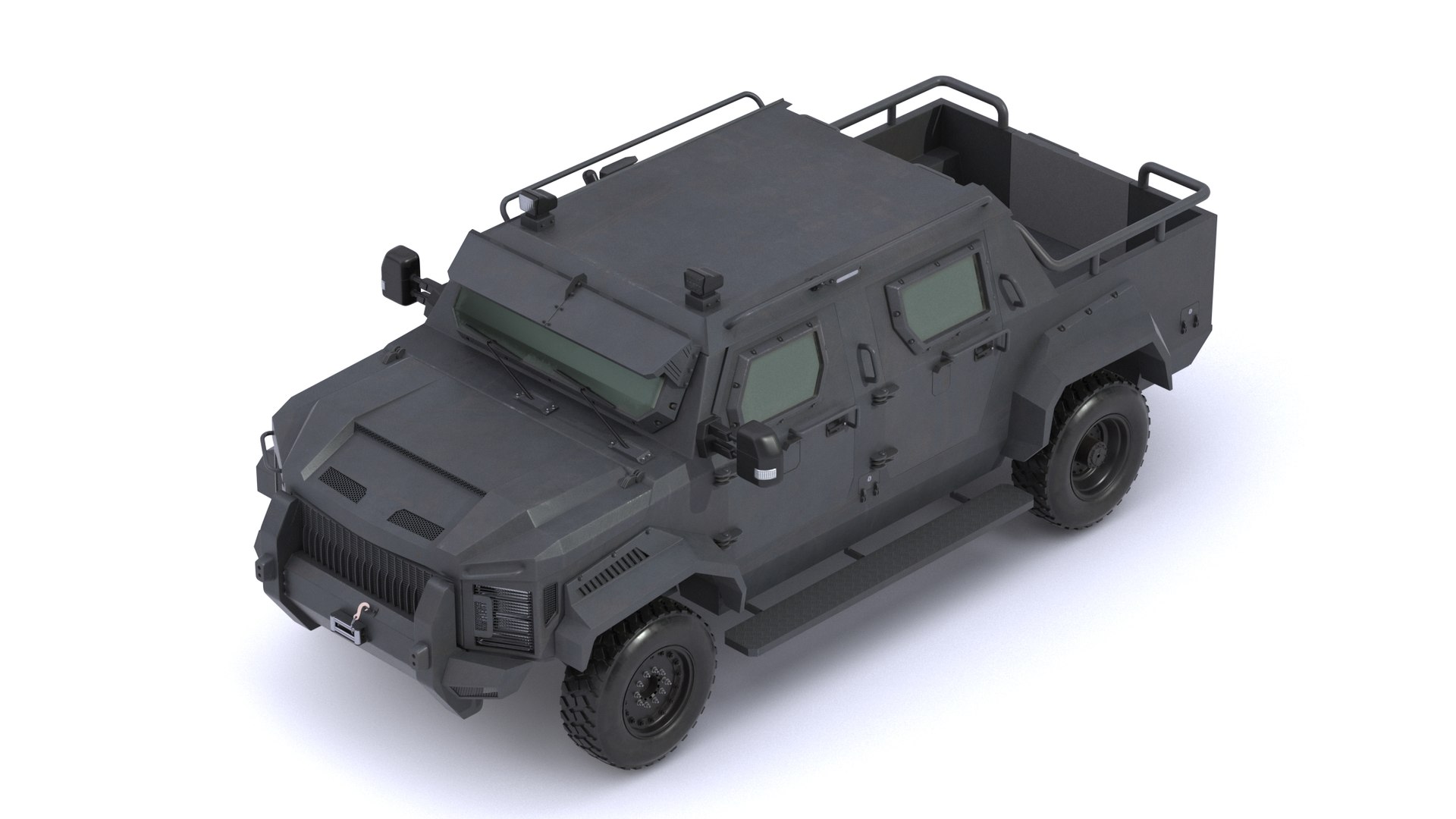 Alpine Armored Pit-Bull VXT Cal Tactical SWAT APC Truck 3D Model ...