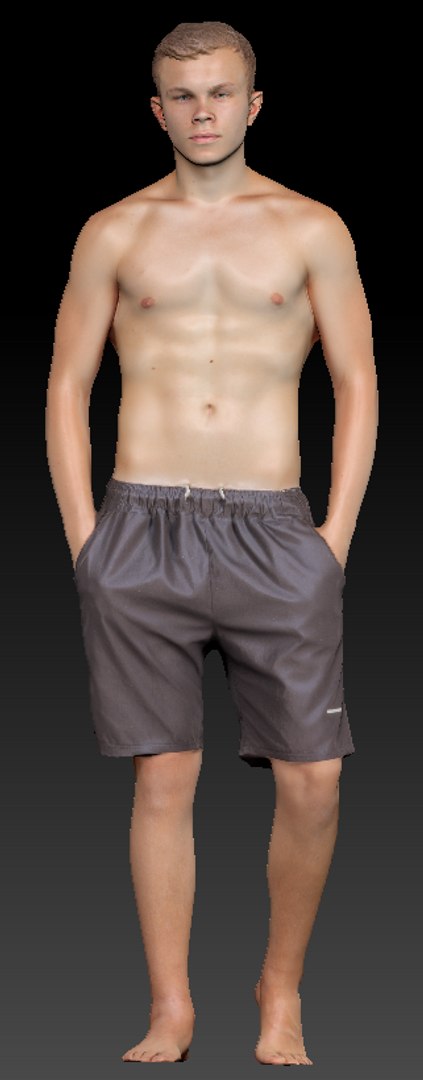 Scanned human man character 3D model - TurboSquid 1455237
