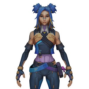 modelo 3d Omen - Rigged - Valorant - TurboSquid 1970785