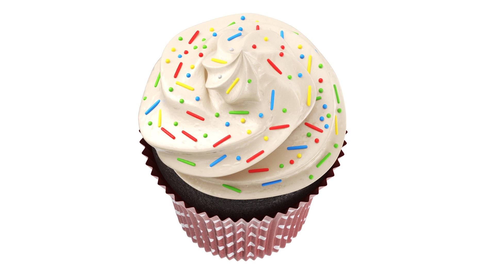 3D Detailed Cupcake 04 - TurboSquid 2221491