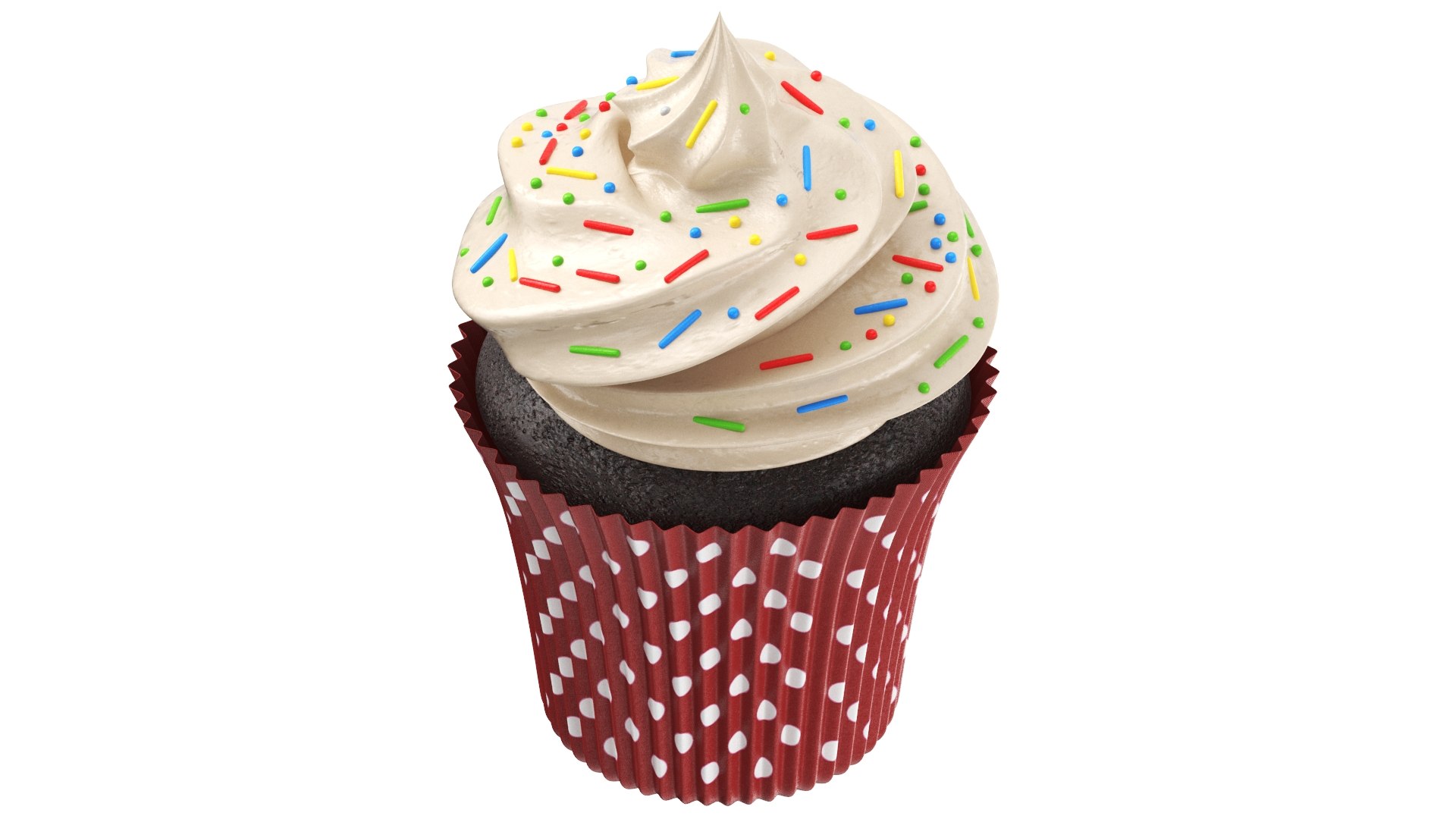 3D Detailed Cupcake 04 - TurboSquid 2221491
