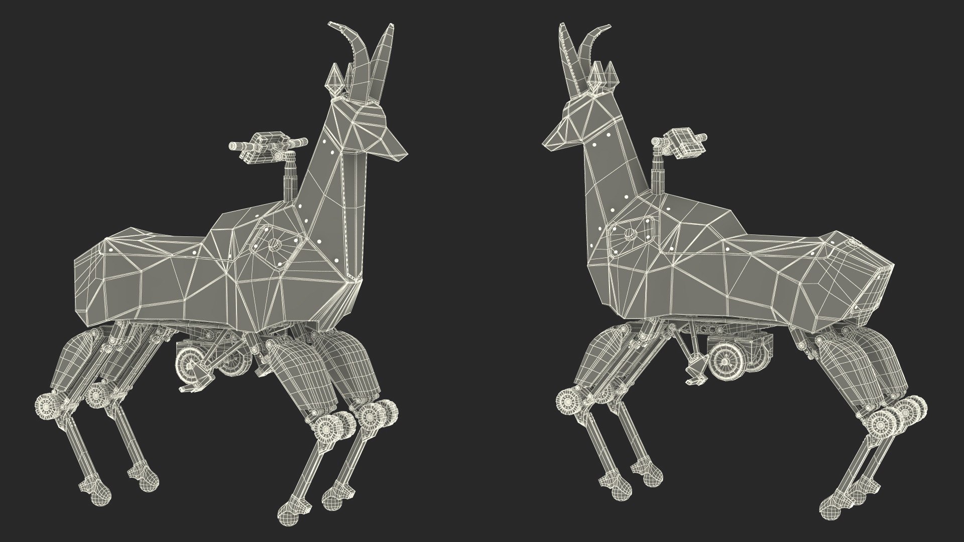 3D Ridable Goat Robot Black - TurboSquid 2118955