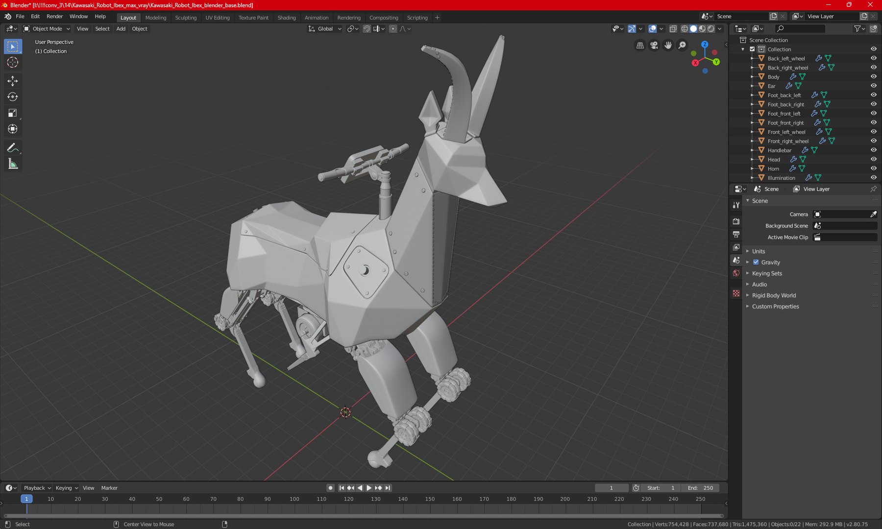 3D Ridable Goat Robot Black - TurboSquid 2118955